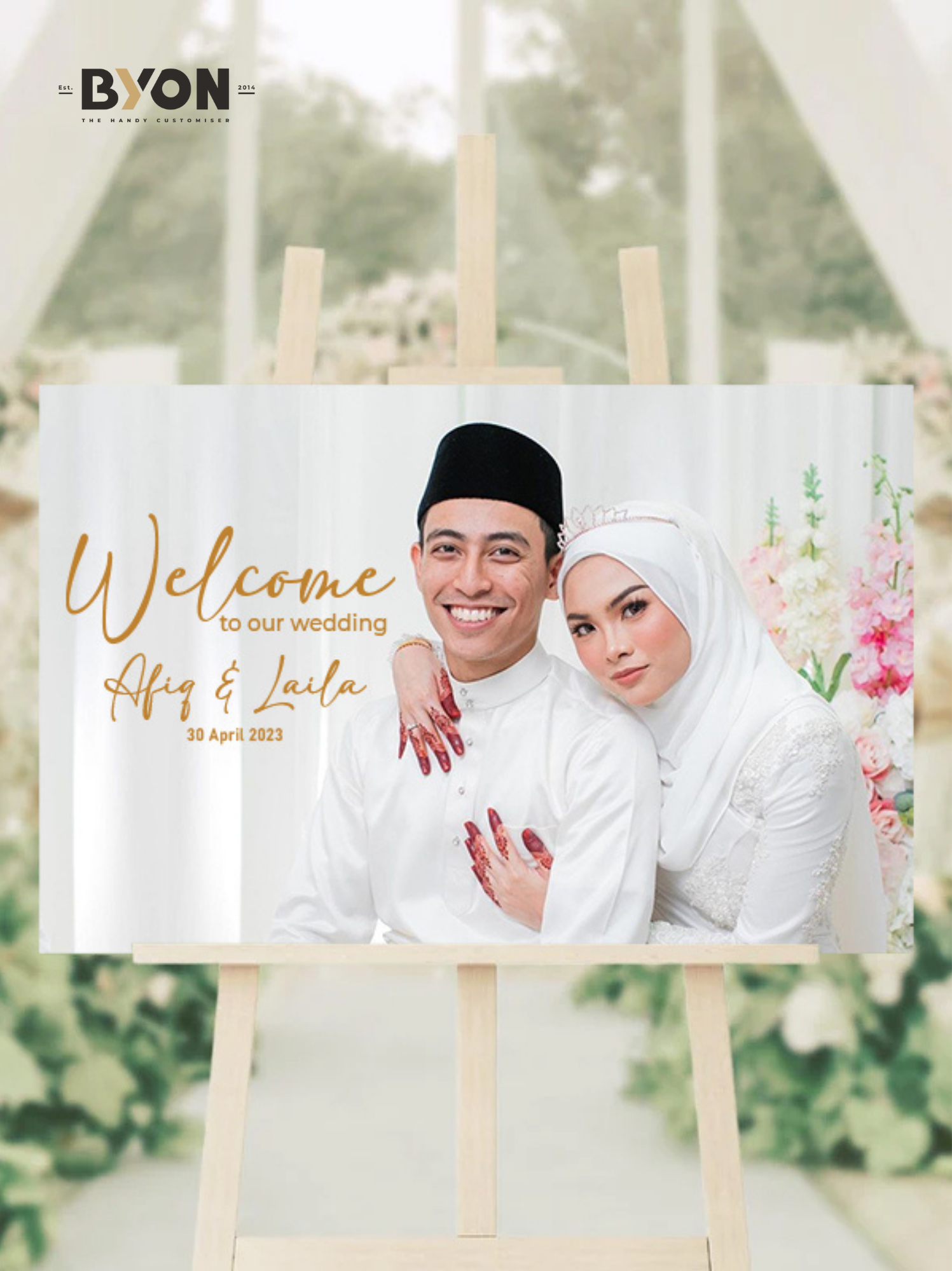 Wedding Signages – byonstudio.com